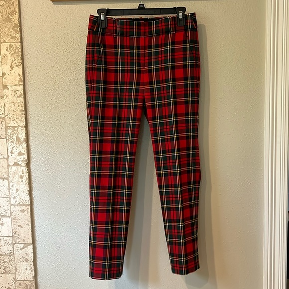 J. Crew | Pants & Jumpsuits | Jcrew Cameron Plaid Pants | Poshmark